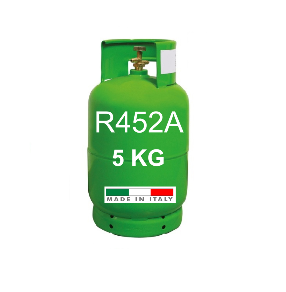 Bombola gas r452a 5 kg netti senza reso ricaricabile